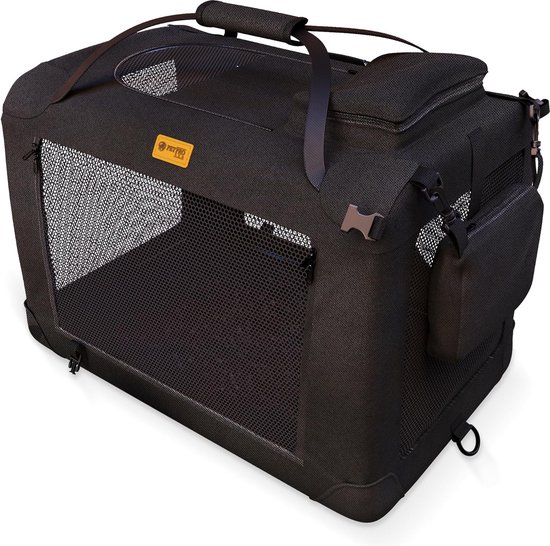 JGS ® hondenbox auto hondentransportbox transportbox hond hondenbox opvouwbaar voor... | bol