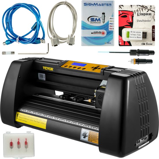 VEVOR Vinyl Cutter Plotter Machine , 10,5kg Vinyl Schneideplotter met ARM-Moederbord... | bol