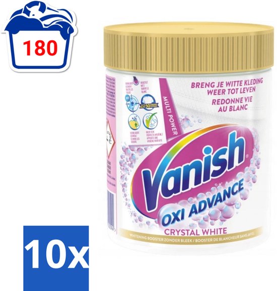Vanish Oxi Advance - Kristalwit - Vlekkenverwijderaar Poeder - Zonder ...
