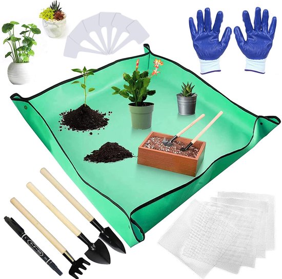 Inovra ® Tuinmat en Mini-Tuingereedschapset voor Efficiënt en Netjes ...