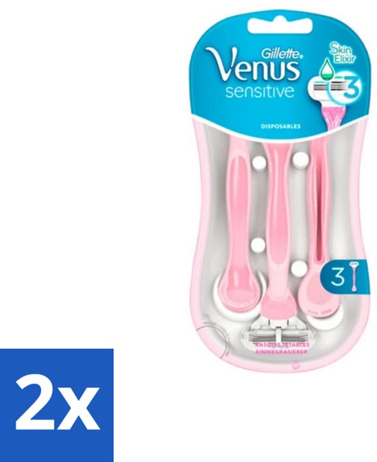 Gillette Venus - Sensitive - Wegwerp Scheermesjes - 3 Scheermesjes ...