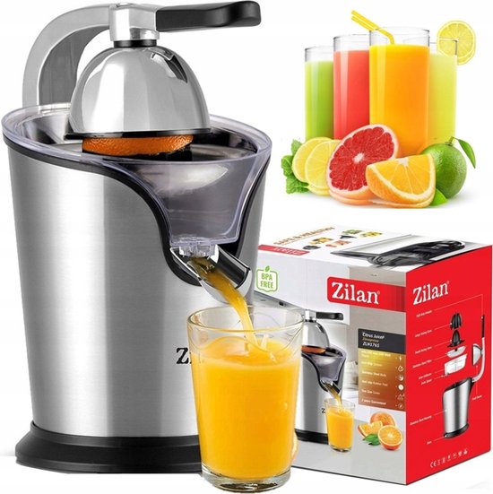 Zilan - Elektrische citruspers - 500 watt - 100 Toeren per minuut - RVS ...