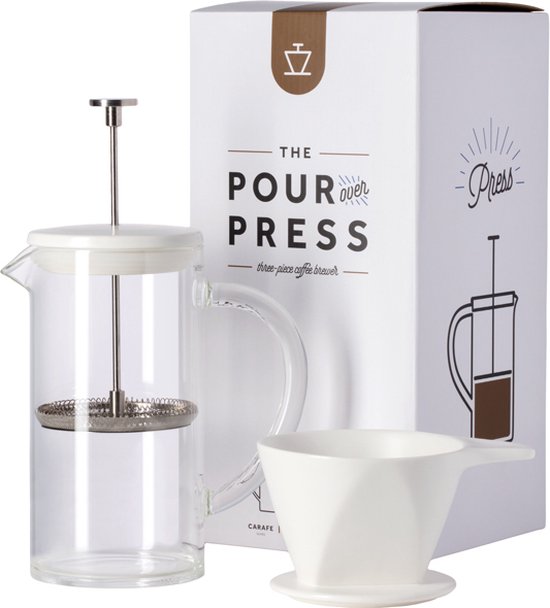 W&P Design - Pour Over Press + Dripper - Cafetière + Koffie Filter ...