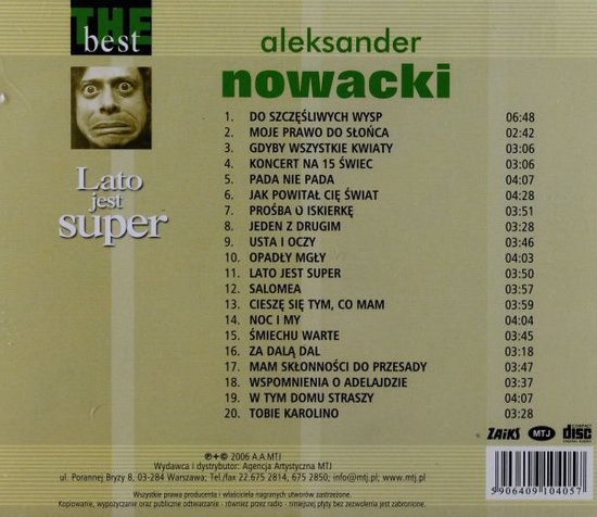 Best: Lato Jest Super, Aleksander Nowacki | Muziek | bol