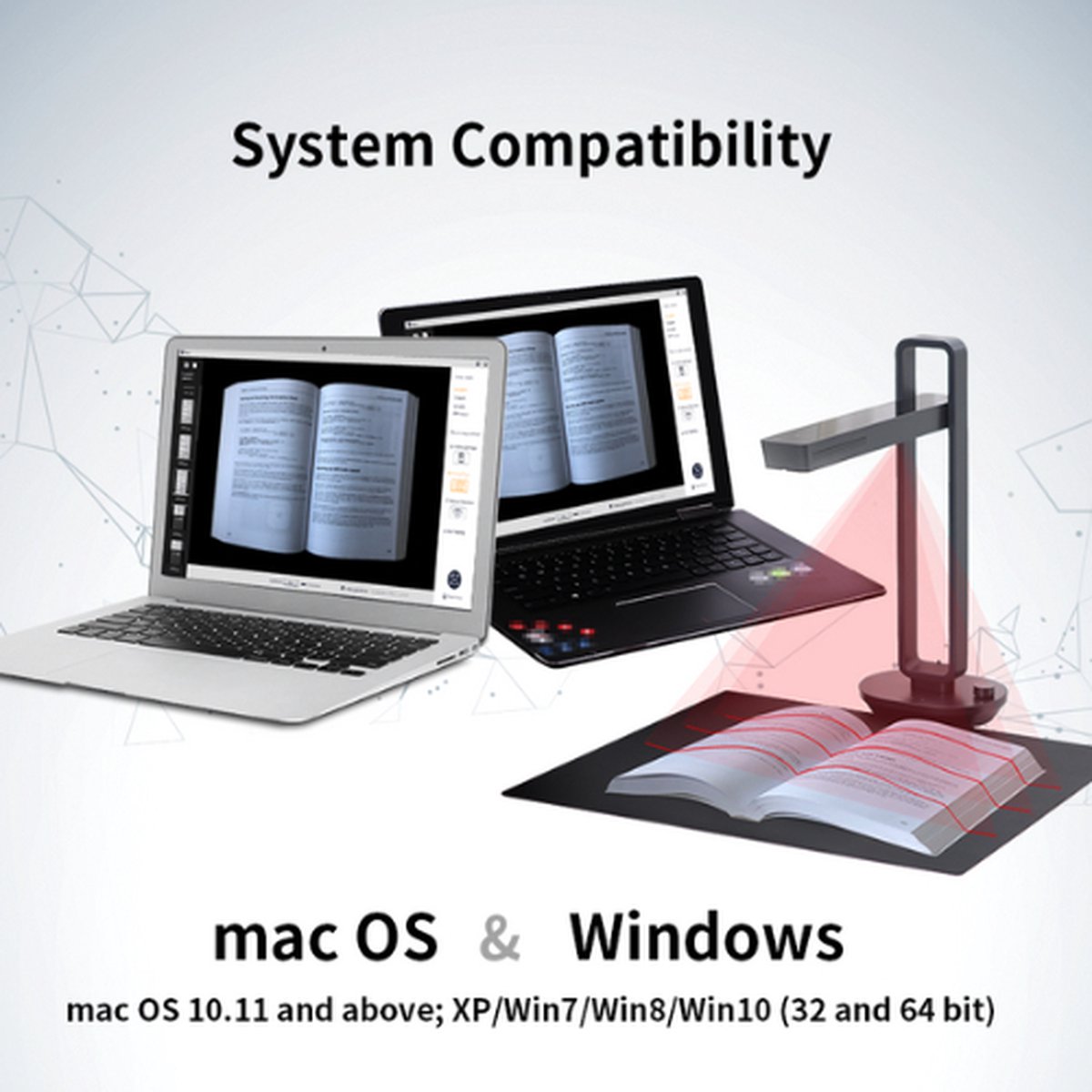 CZUR Aura Pro - boekenscanner - mobiele scanner - portable scanner ...