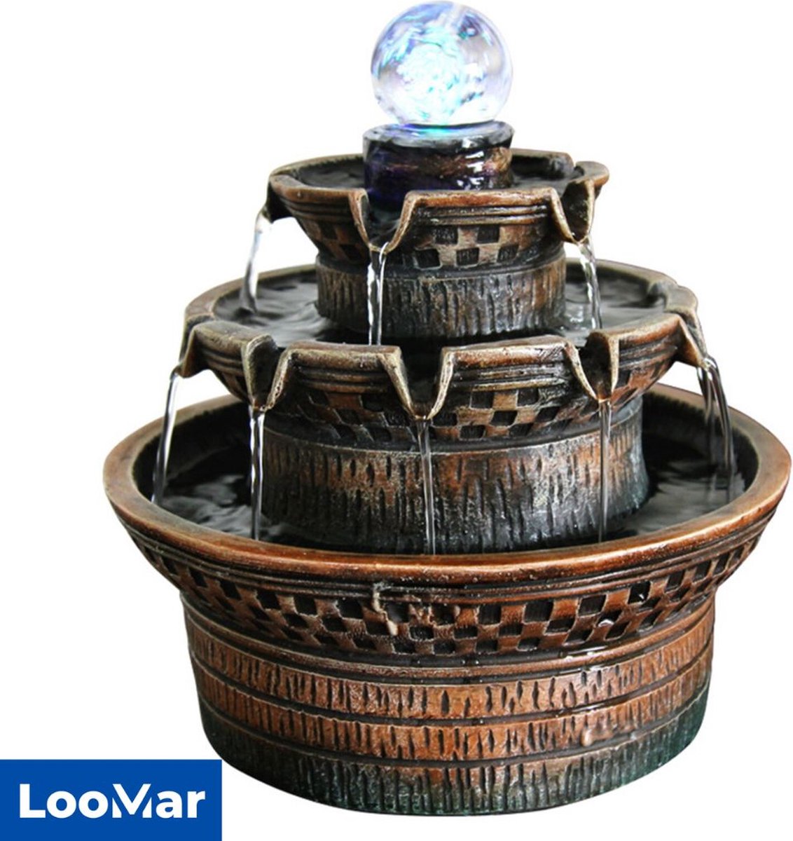 LooMar Fontein binnen - Fontein indoor - met LED - Kamerfontein ...