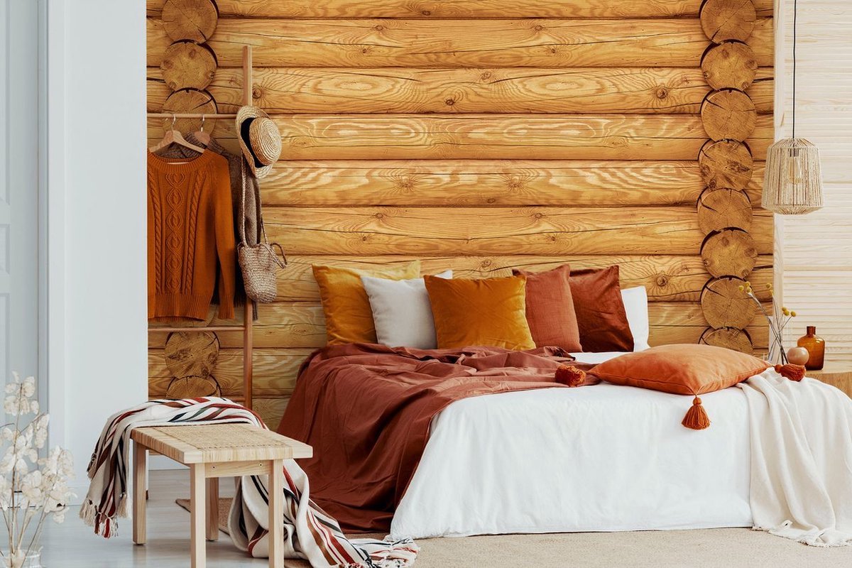 Fotobehang - Vlies Behang - Houten Planken - Schutting - 368 x 254 cm ...