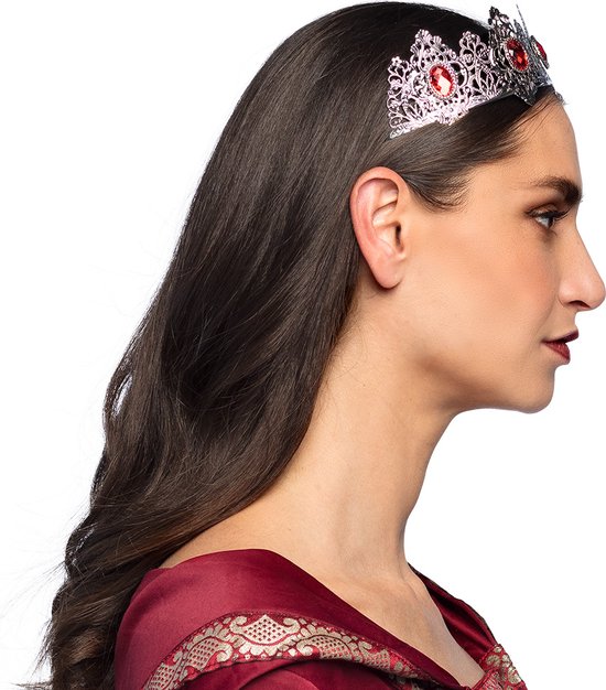 Boland - Metalen tiara Royal princess - Één maat - Volwassenen ...