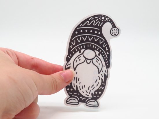 Kabouter met een Normale Snor Sticker - Kabouters met Snorren | Vera's ...