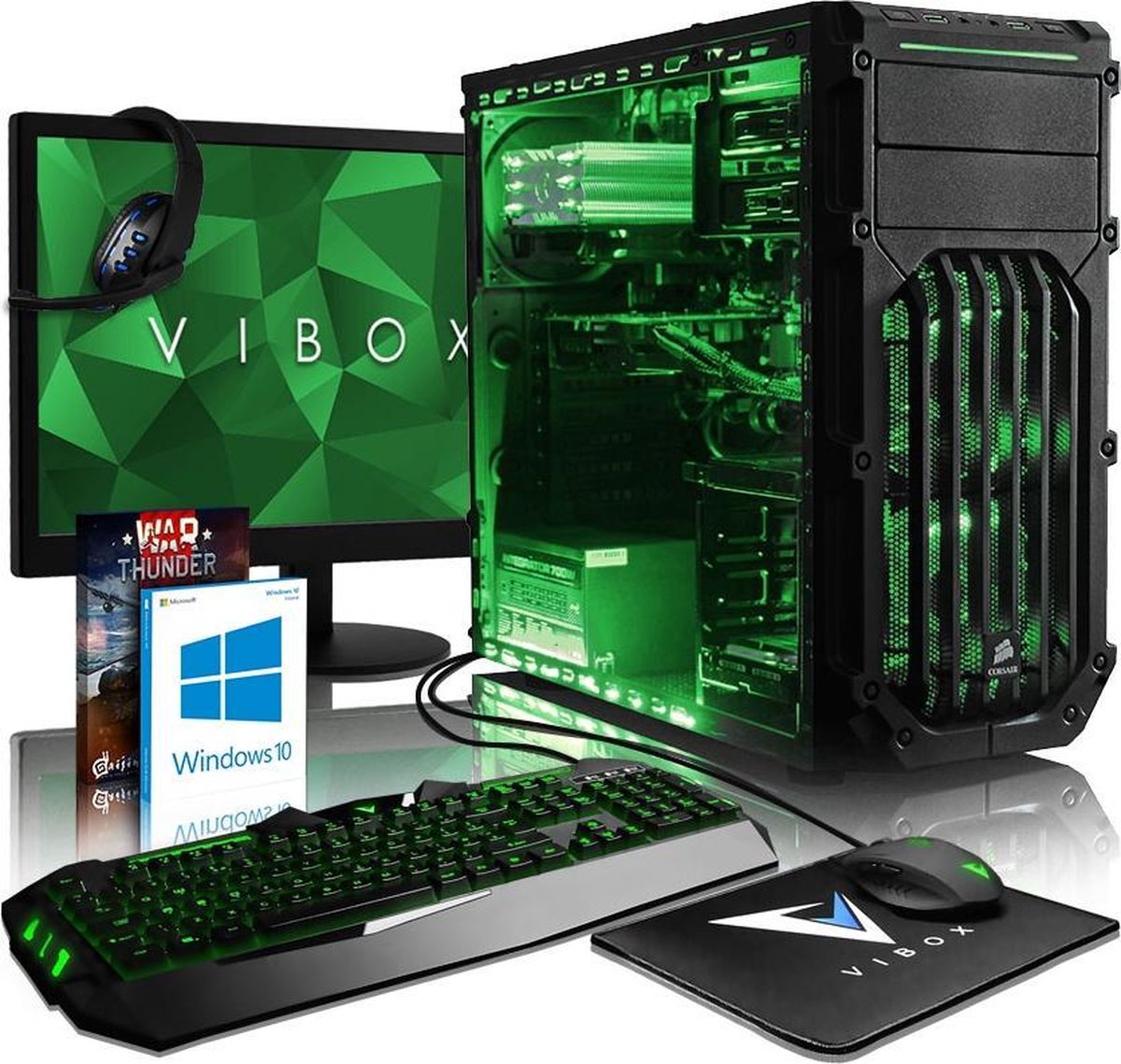 Vibox Gaming Desktop Centre 4 - Game PC | bol.com