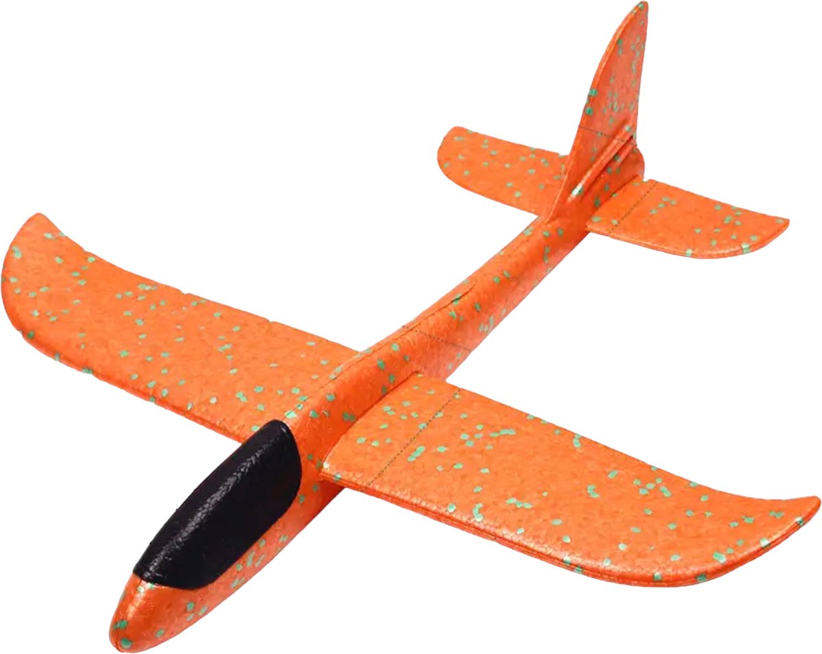 Fabs World foam (zweef)vliegtuig oranje | bol.com