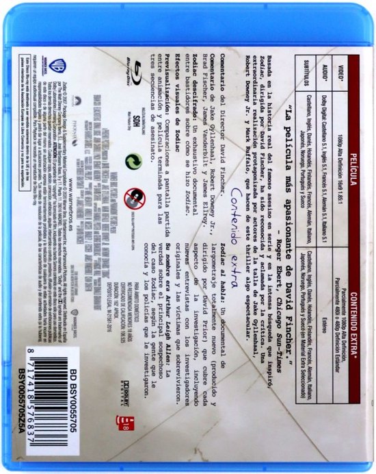 Zodiac [Blu-Ray] (Blu-ray), Mark Ruffalo | Dvd's | bol