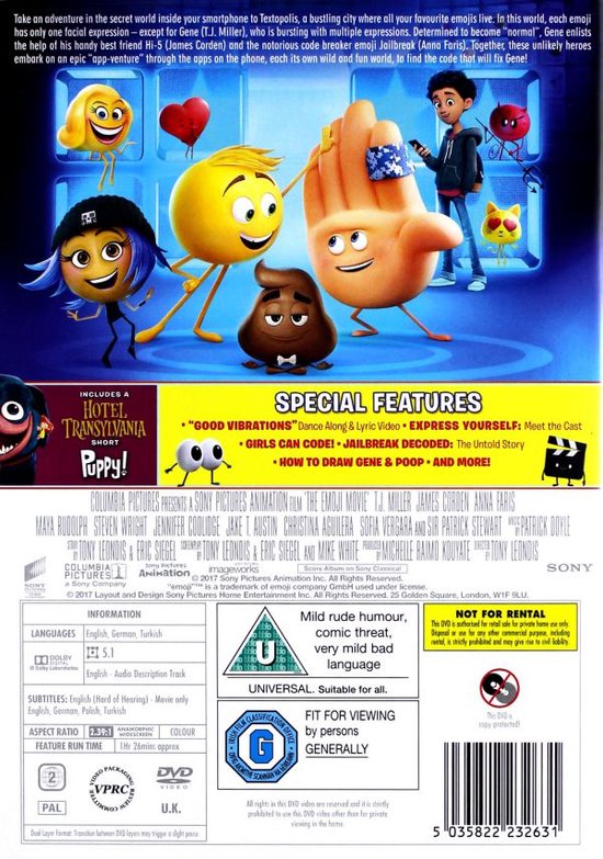 Emoji Movie (Dvd), T.J. Miller | Dvd's | bol