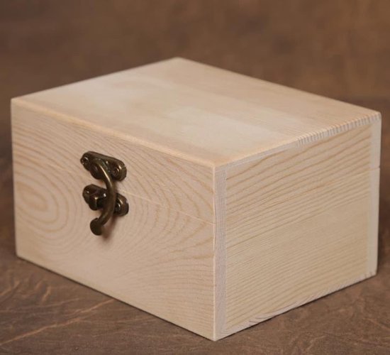 Houten Dozen Voor Craft, Binblin 3 STKS Onvoltooide Houten Doos Voor ...