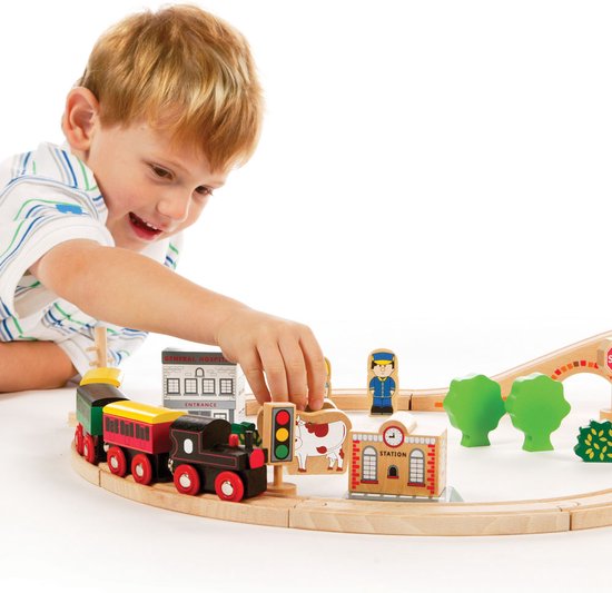 Houten speelgoedtrein - Green Toys | bol