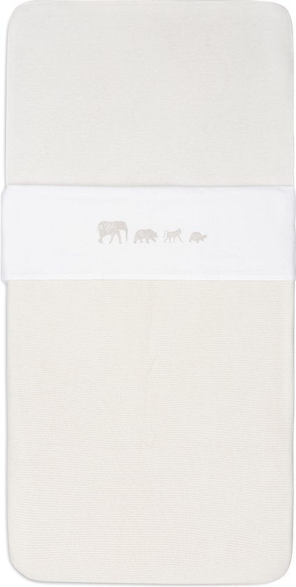 Jollein Baby Laken Ledikant 120x150cm Animals - Nougat | bol.com