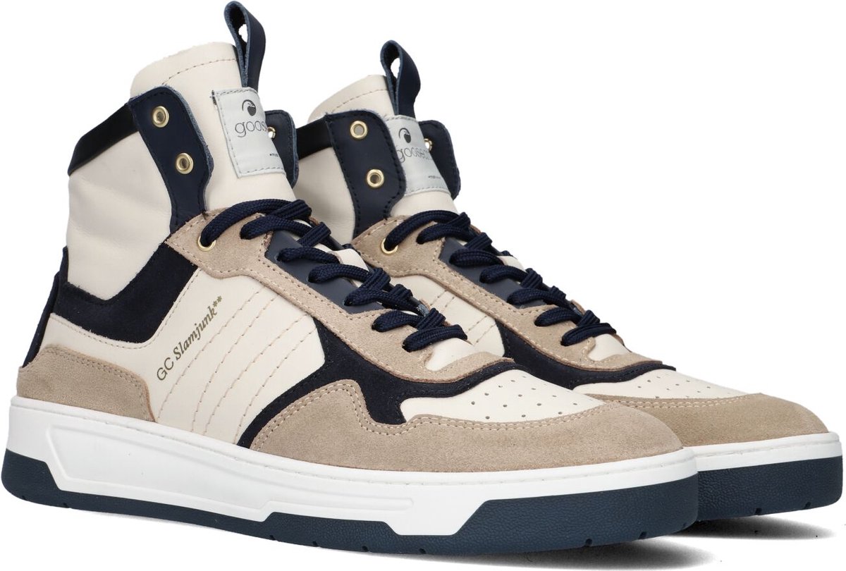 Goosecraft Blake Men High Hoge sneakers - Heren - Beige - Maat 42 | bol.