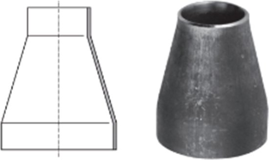 Stalen concentrisch lasverloop - zwart - 76,1 x 60,3 x 2,9 / 2,9 - mm ...