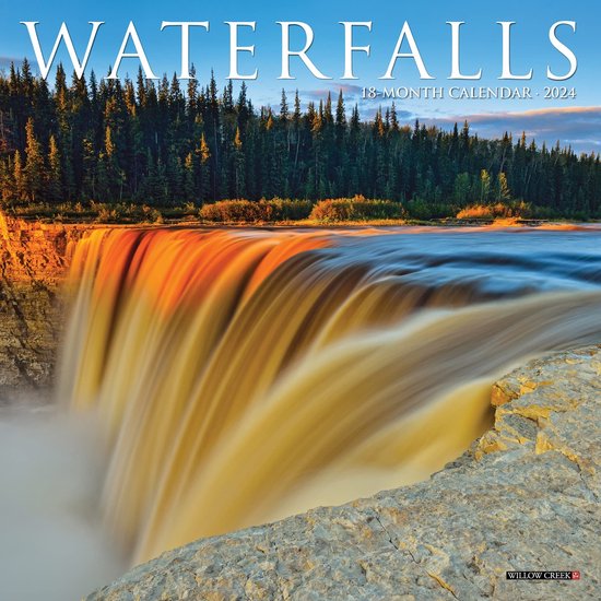 Waterfalls 2024 7 X 7 Mini Wall Calendar, Willow Creek | 9781549236990 ...