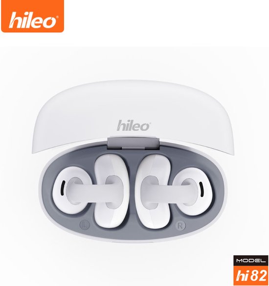 hileo hi82 - Draadloze Oordopjes met Oplaadcase – Wit - Ear clip Air ...
