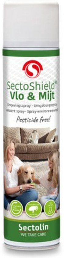 Sectolin Sectoshield Vlo & Mijt Omgevingsspray - Geurloos & allergeenvrij - 400 ml | bol