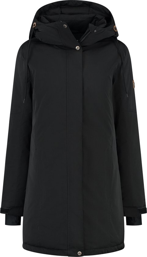 Travelin' Ulla Dames Winterjas -Waterafstotend Winddicht - Zwart - Maat ...