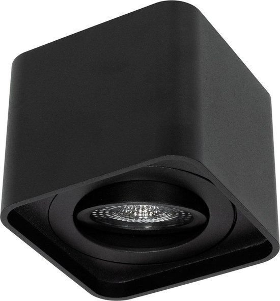 LED opbouwspot Zwart - Dimbaar - 5 Watt - 2700K Extra Warm Wit - IP65 ...