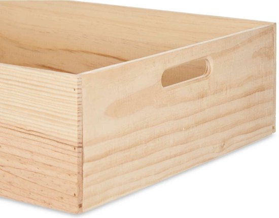 Decoratieve Doos Dennenhout 40 x 14 x 60 cm (4 Stuks) | bol