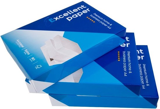 Excellent Printpapier A4 - 80 grams, 500 vel/pak - Hoogwaardig ...
