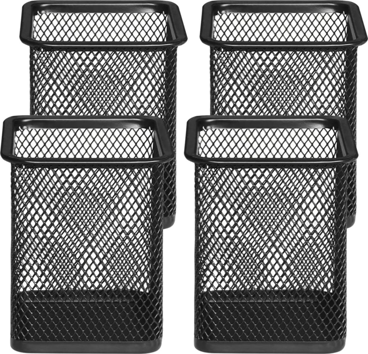 Pennenhouder, draadmetalen pennenkoker, zwarte pennenhouder ...