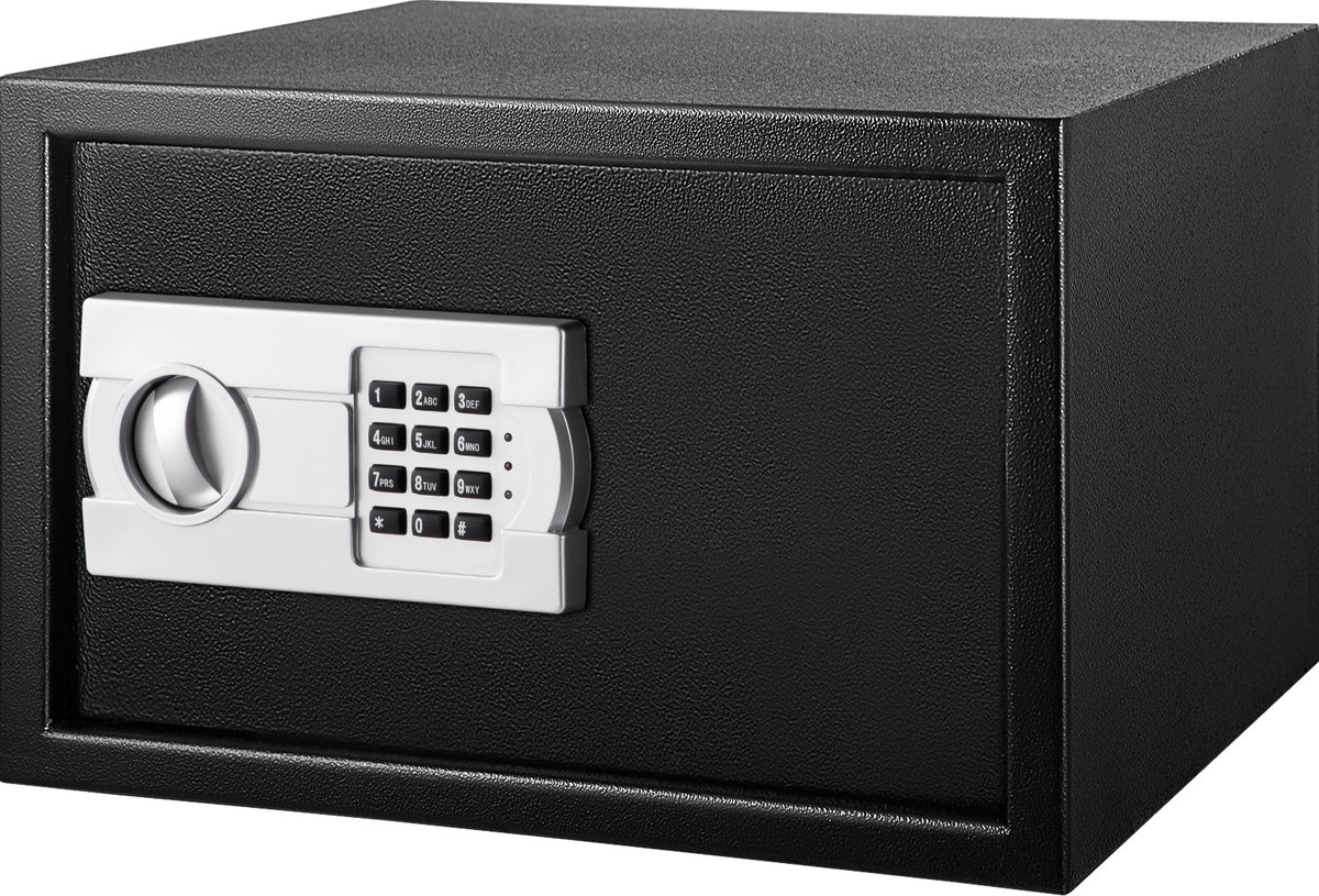 VEVOR 34L Elektronische Kluis van Koolstofstaal-Sleutel & Wachtwoord ...