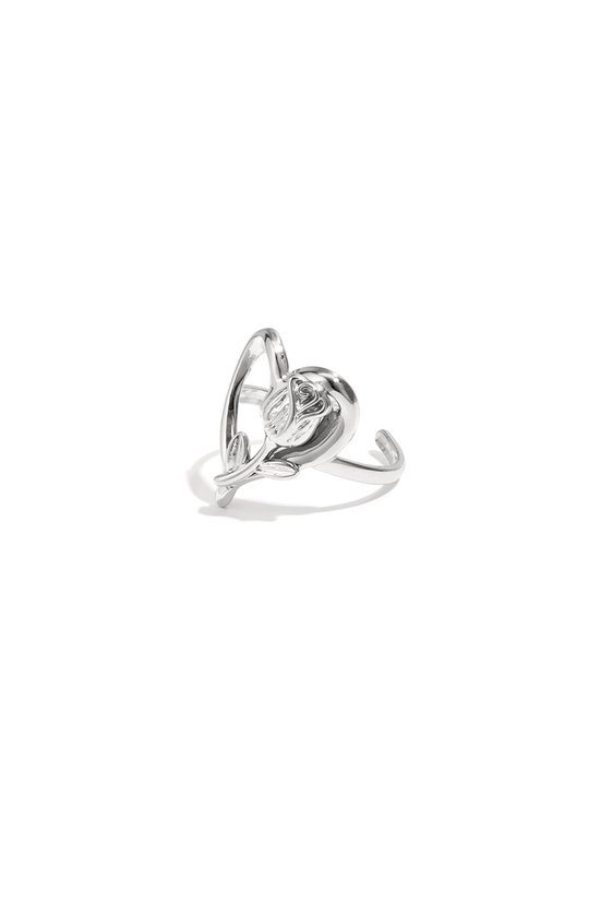 Ring met roos op hart | bol