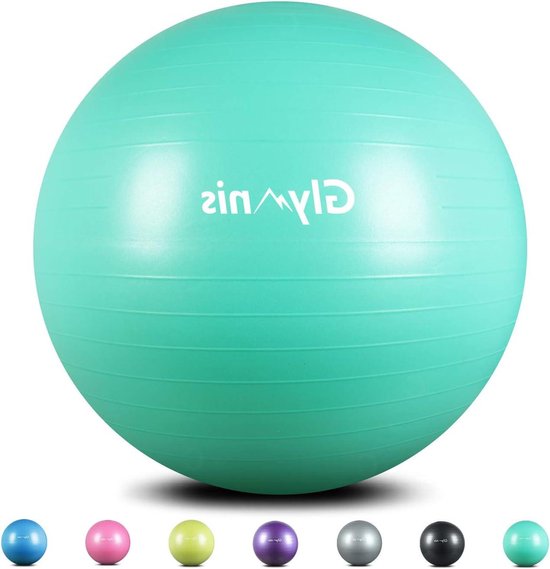 Fitnessbal 65 cm/75 cm anti-slip yogabal met snelpomp voor yoga ...