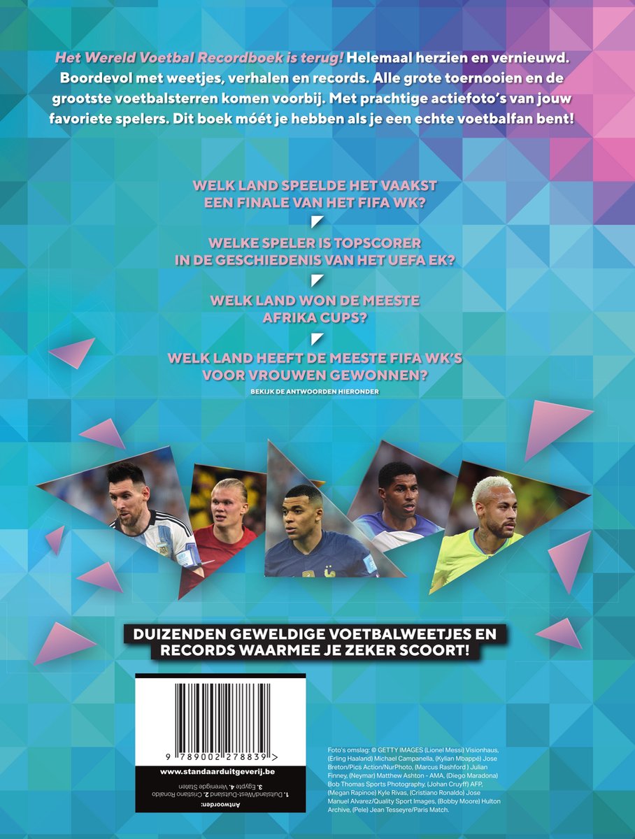 Wereld voetbalrecordboek 2024 - Boordevol voetbal weetjes en records | bol