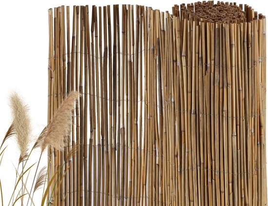 Rietmat, 150x300 cm (HxB), Rietmatten,Tuinscherm, Balkonscherm,... | bol