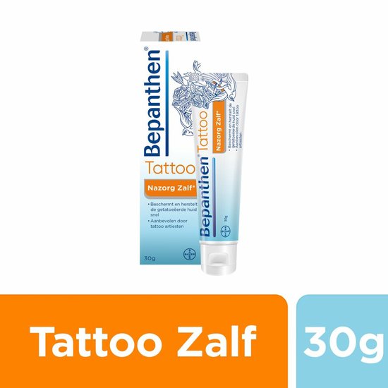 Bepanthen Tattoo Nazorg Zalf - 3 x 30 gr - Voordeelverpakking | bol