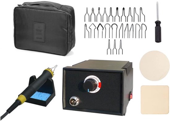 Houtbrander Set - Pyrografie voor Hobby - Soldeerbout | bol