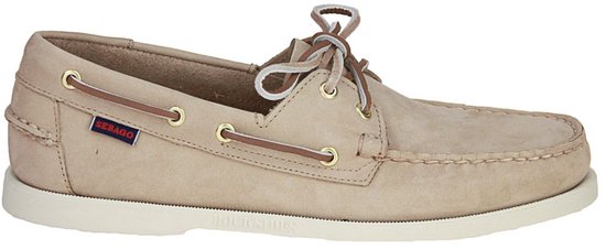 Sebago Docksides Portland Nubuck Beige-Camel | bol