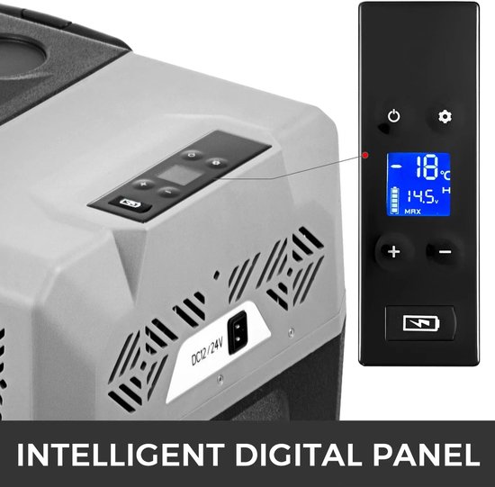 Mini Koelkast - Camping Koelkast - Auto Koelkast - 12V/24V 110-240V - Compressor... | bol