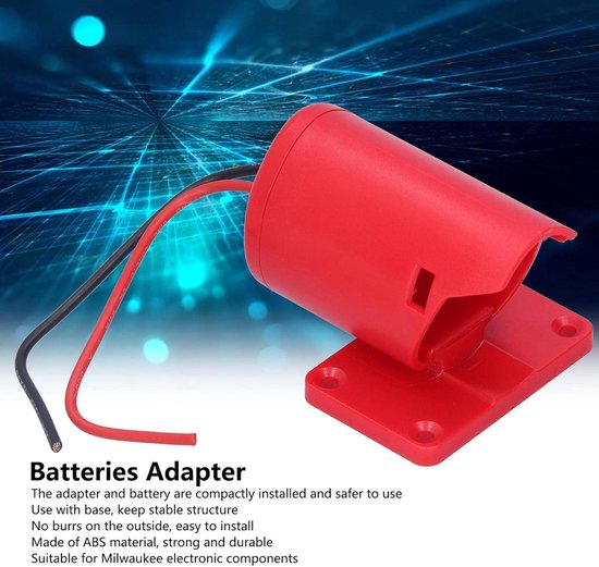 Adapter 12 Gauge Robotic Power Connector Converter voor Milwaukee M12 ...