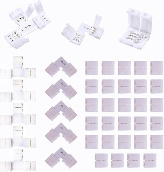 42 stuks 3-polige LED-aansluitset in T/L/I-vorm zonder ...