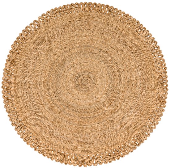 Jute Rug - Modern Handmade - Duurzaam en stijlvol - Natuurlijke Fiber ...