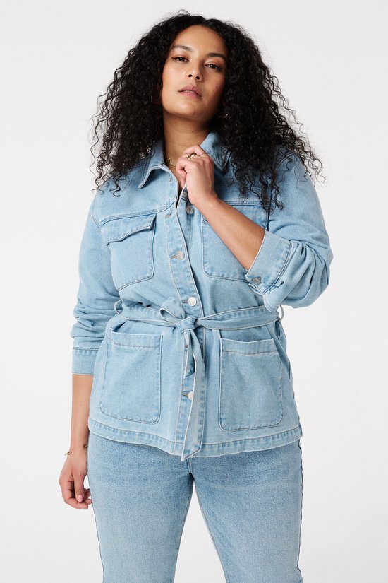 MS Mode Jacket Denim jacket met ceintuur | bol