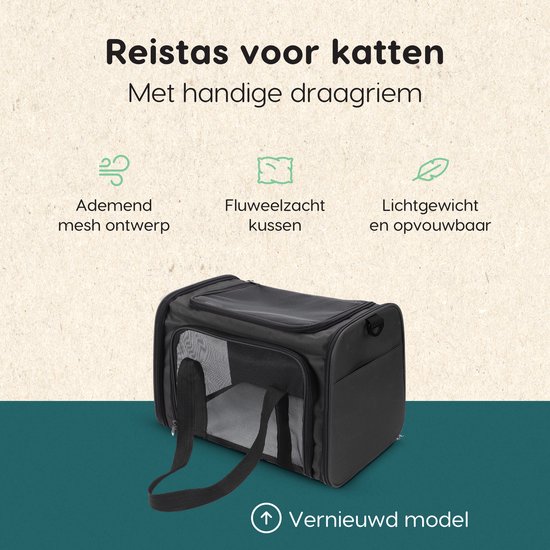 Volcan Reistas Kat - Reismand - Draagtas Katten - Transportbox met ...