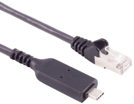 USB-C (m) naar RJ45 (m) Gigabit Ethernet Kabel - UTP - Basic - 1,5 ...