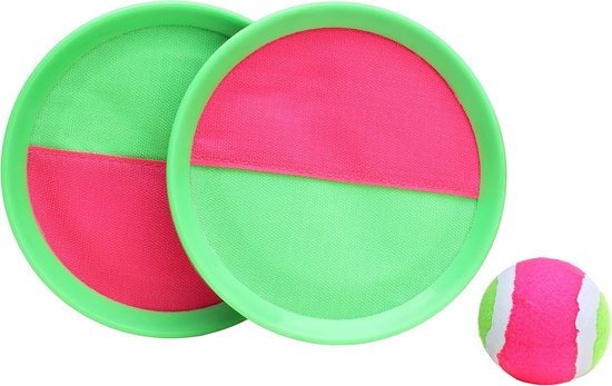 2 Stuks - Vangspel Set voor Kinderen - Toss en Catch Buitenspel met ...
