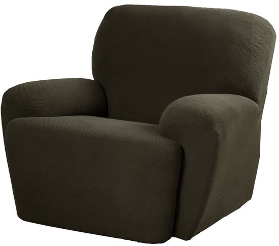 Maytex Pixel recliner stoelhoes ultrazacht rekbaar 4-pack fauteuil ...