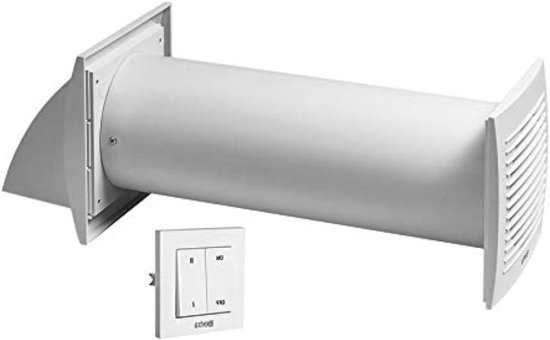 Gedecentraliseerde Ventilatie mit Wärmerückgewinnung - Muurventilator ...