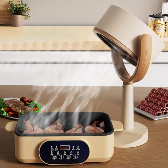 Compacte en Krachtige Mini-afzuigkap Draagbare Kookafzuigventilator ...