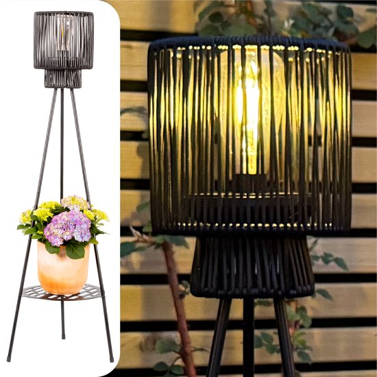 Gadgy Solar Tuinverlichting Staande Lamp Terras - Buitenlamp Zonne ...